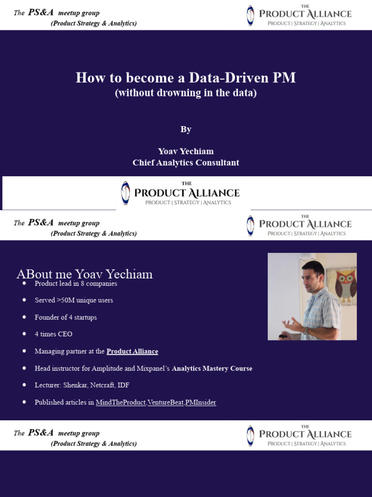 How to become a D-D PM | PDF | Analytics | Computing
