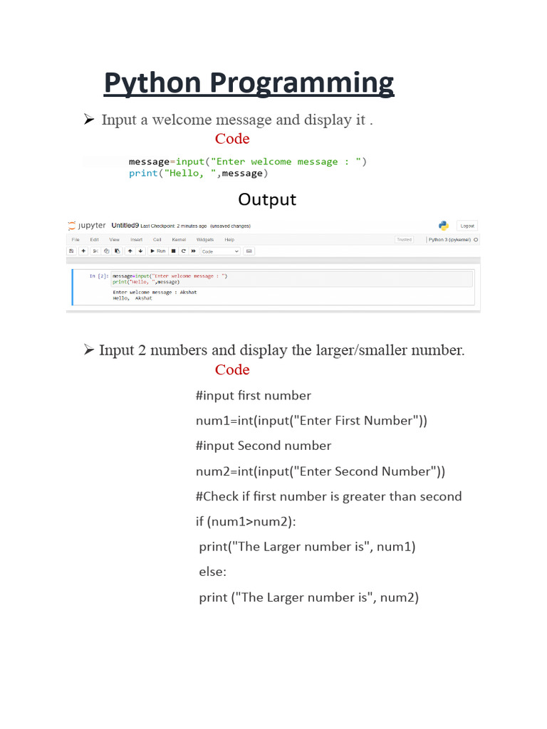Computer Python | PDF | Computer Programming | Mathematics Computer Python | PDF | Computer Programming | Mathematics