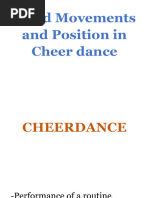 Cheerdance Basics for Students | PDF | Cheerleading | Dances