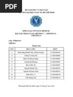 BT THẢO LUẬN CHƯƠNG 5 Luật Tố tụng hình sự Nhóm5 | PDF