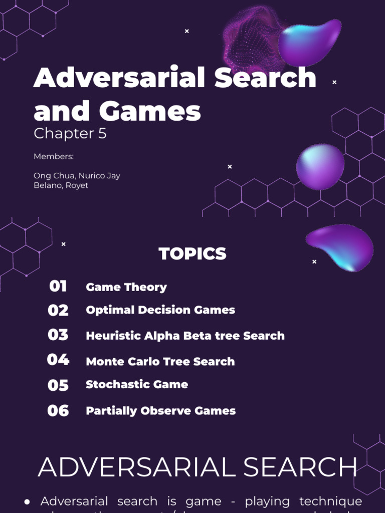 Week 3 C5 Adversarial Search and Games (Belano & Ong Chua) | PDF | Artificial Intelligence ...