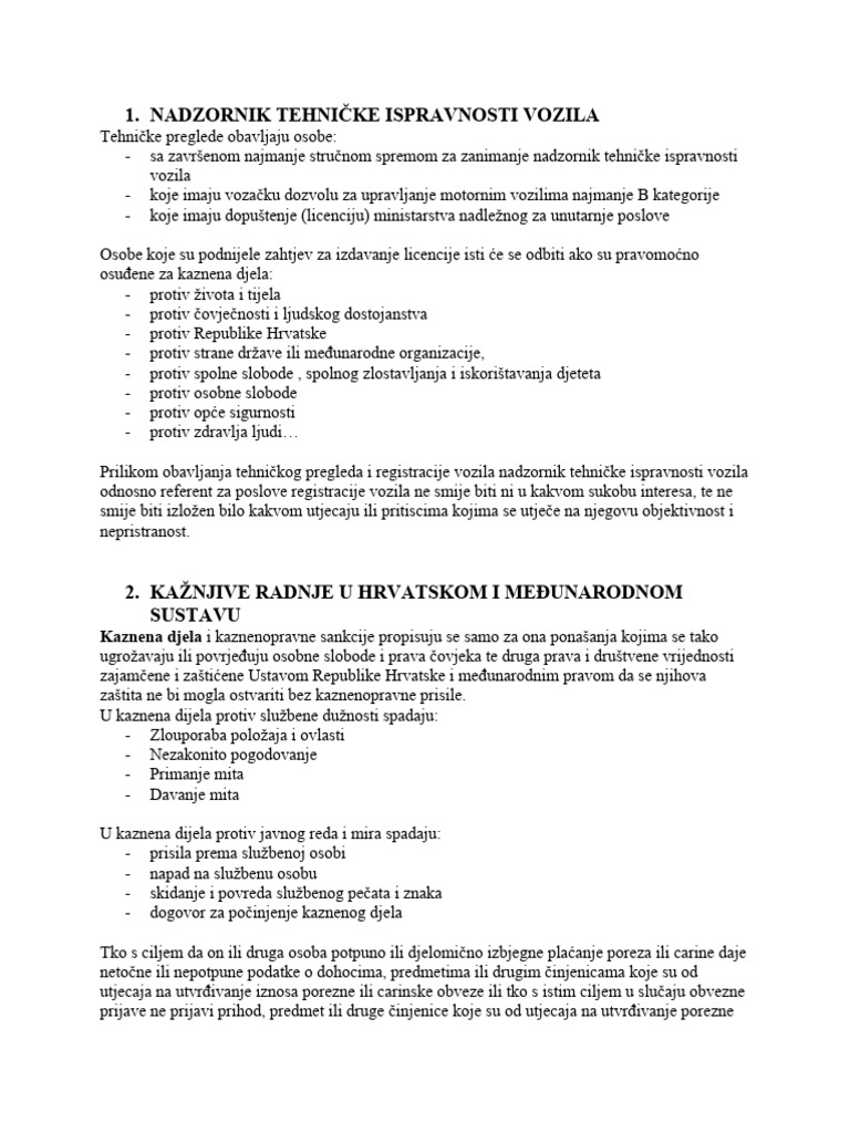 PROPISI O ODGOVORNOSTI NADZORNIKA (Skripta) | PDF