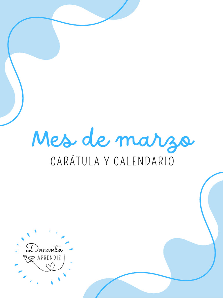Calendario de Marzo para Docentes y Aprendices | PDF