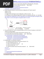 TOP PYQ 2012 2024 Classification of Elements and Periodicity in | PDF | Periodic Table | Ion