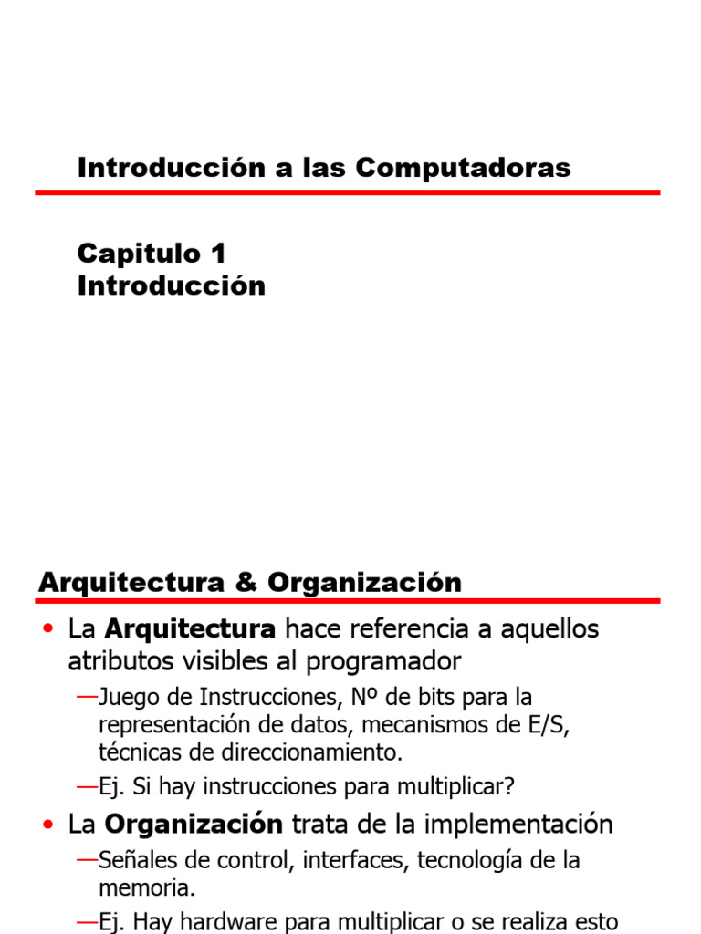 01_Introduccion a la informatica | PDF | Unidad Central de procesamiento | De entrada y salida