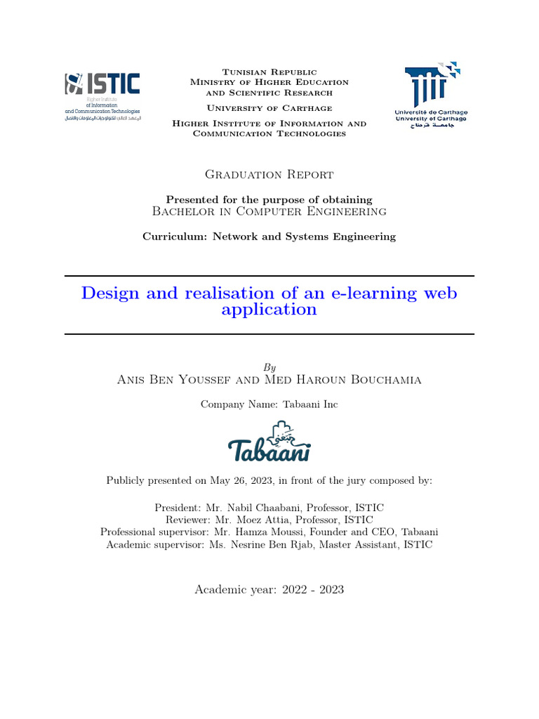 E-Learning App Development Report | PDF | Scrum (Software Development) | Use Case