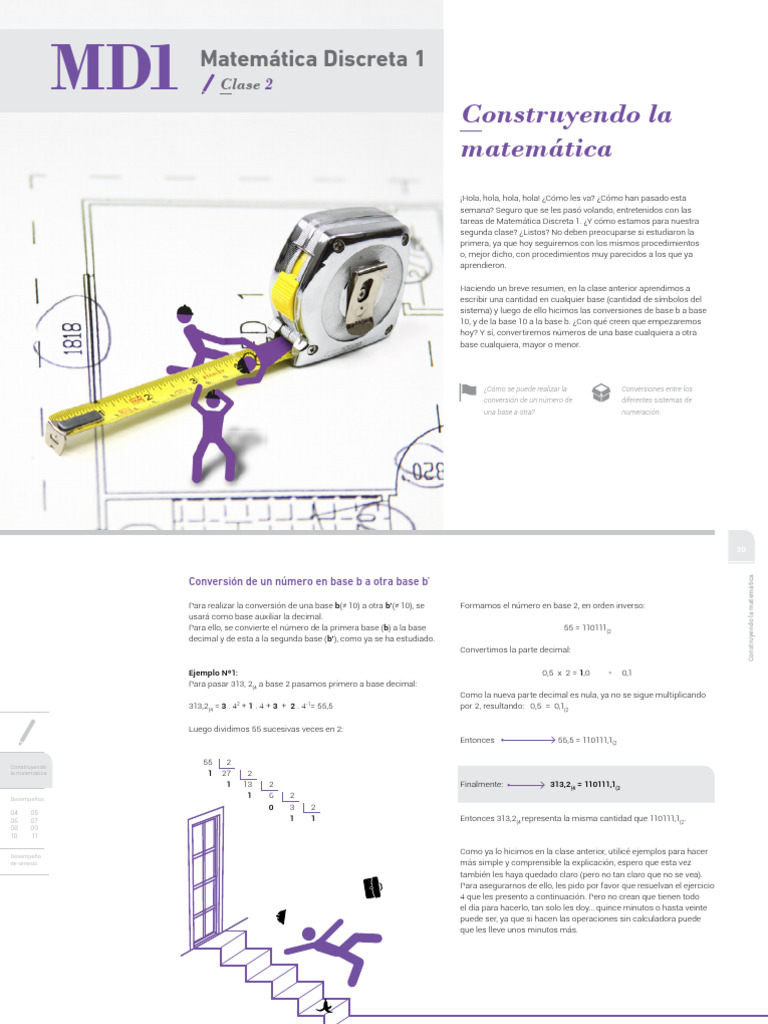 Conversión de Bases Numéricas | PDF | Decimal | Codificaciones
