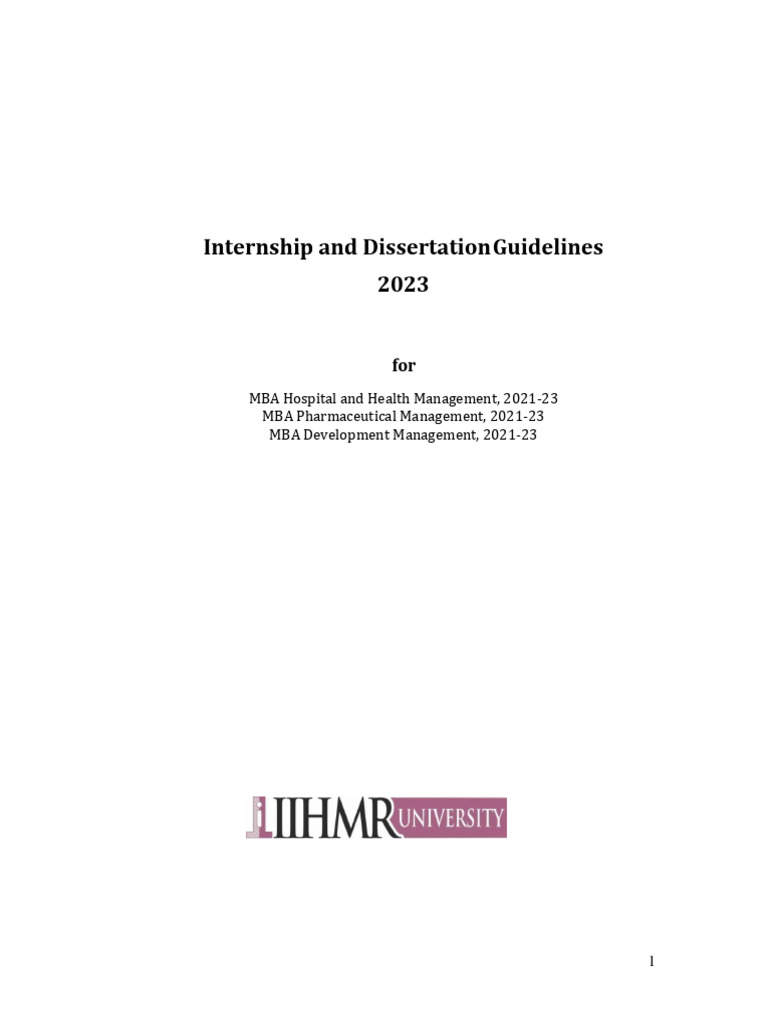 Guidelines Dissertation | PDF | Punctuation | Methodology