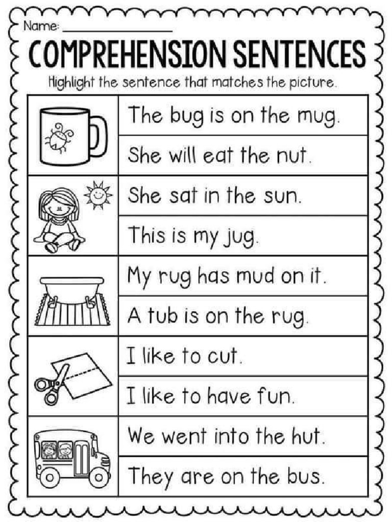 Practice Sentence Kinder | PDF