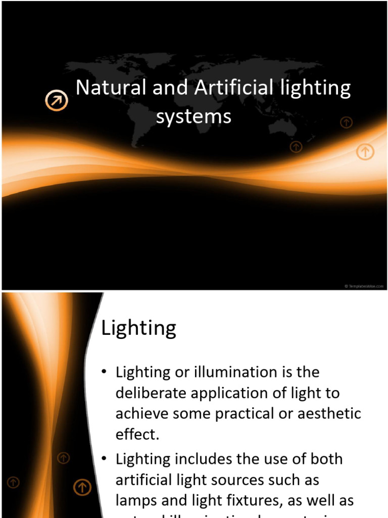 Natural and Artificial Lighting System | PDF | Lighting | Glass ...