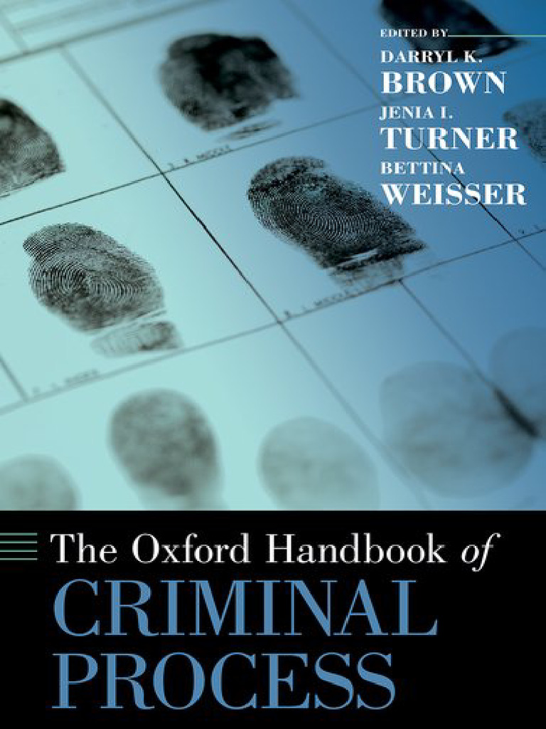 The Oxford Handbook of Criminal Process (2019) | PDF | Governance ...