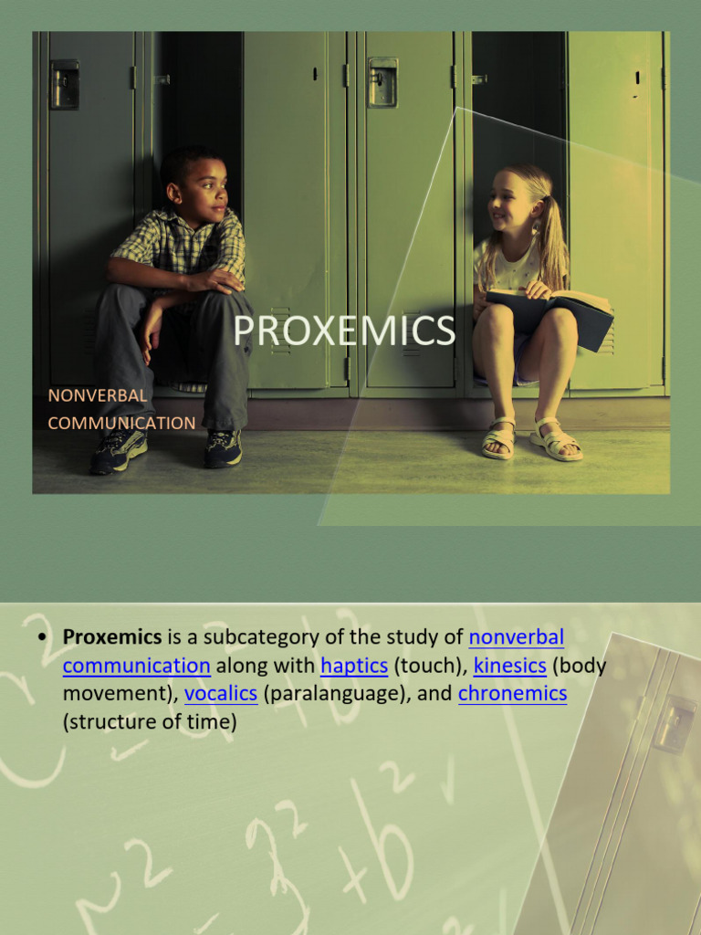PROXEMICS2020 | PDF | Nonverbal Communication | Psychological Concepts