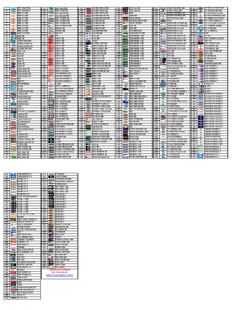 Lista BTV 31 - 03 - 2024 | PDF | Hbos | Television Network