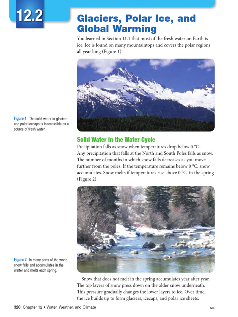 Glaciers, Climate Change, and El Niño Effects | PDF | Ice | Climate Change