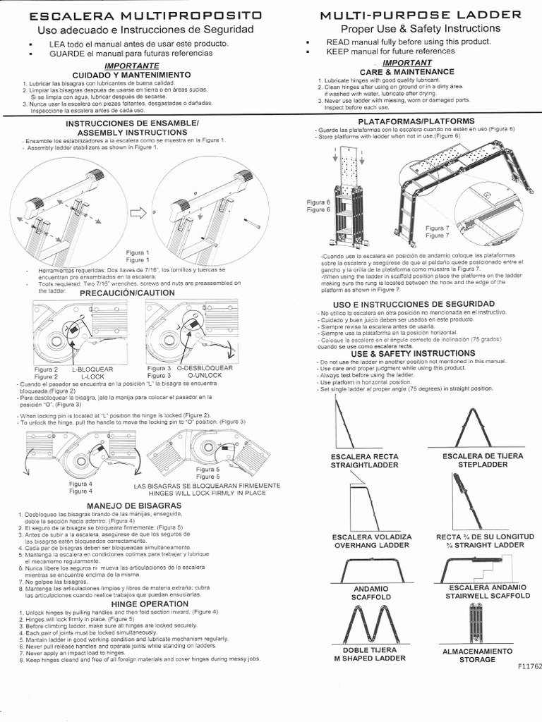 Manual Escalera Plegable | PDF