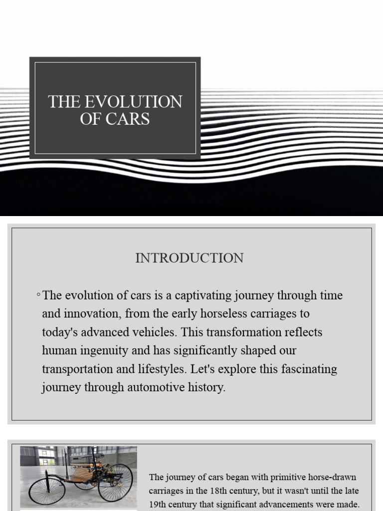 The Evolution of Cars 1 | PDF | Internal Combustion Engine | Car
