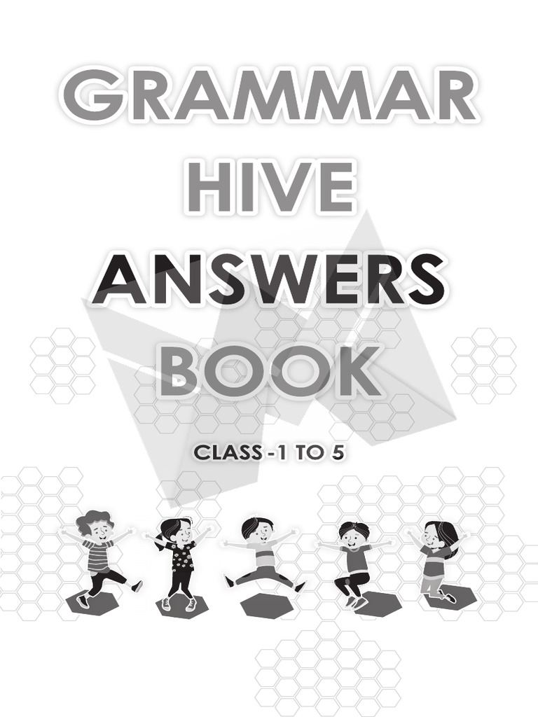 Grammar Hive Answers Book 1 To 5 | PDF