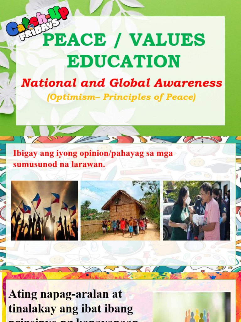 Q4-Week2 - Peace-Values Education | PDF