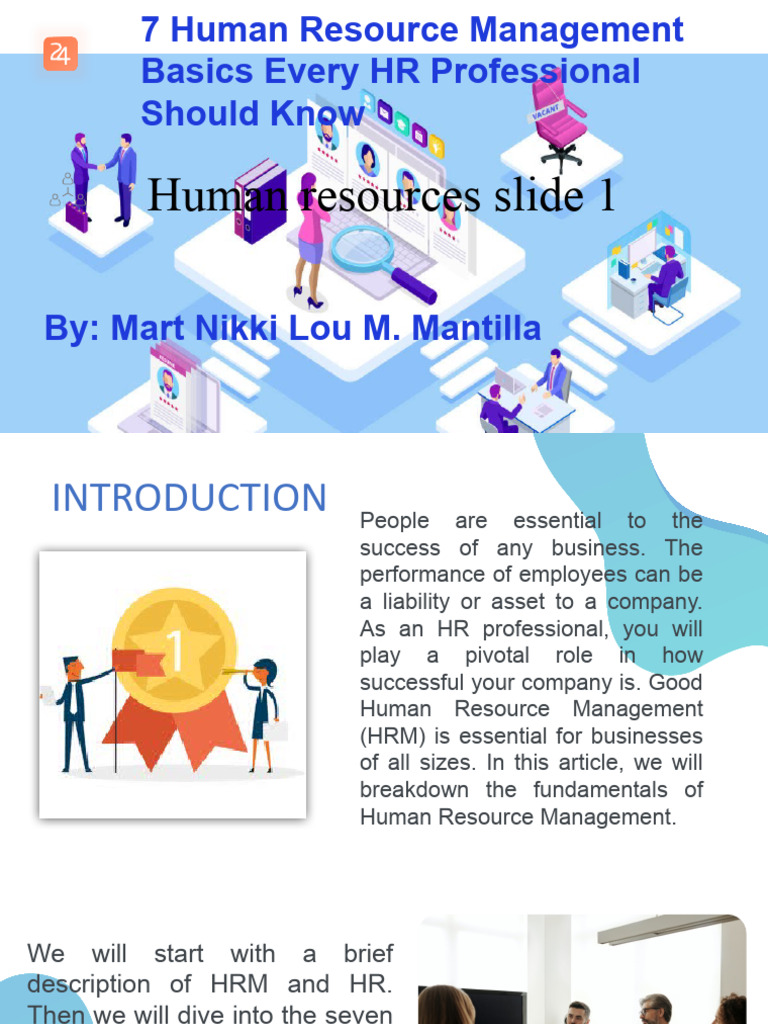 7 Human Resource Management Basics Every HR Professional Should Know ...