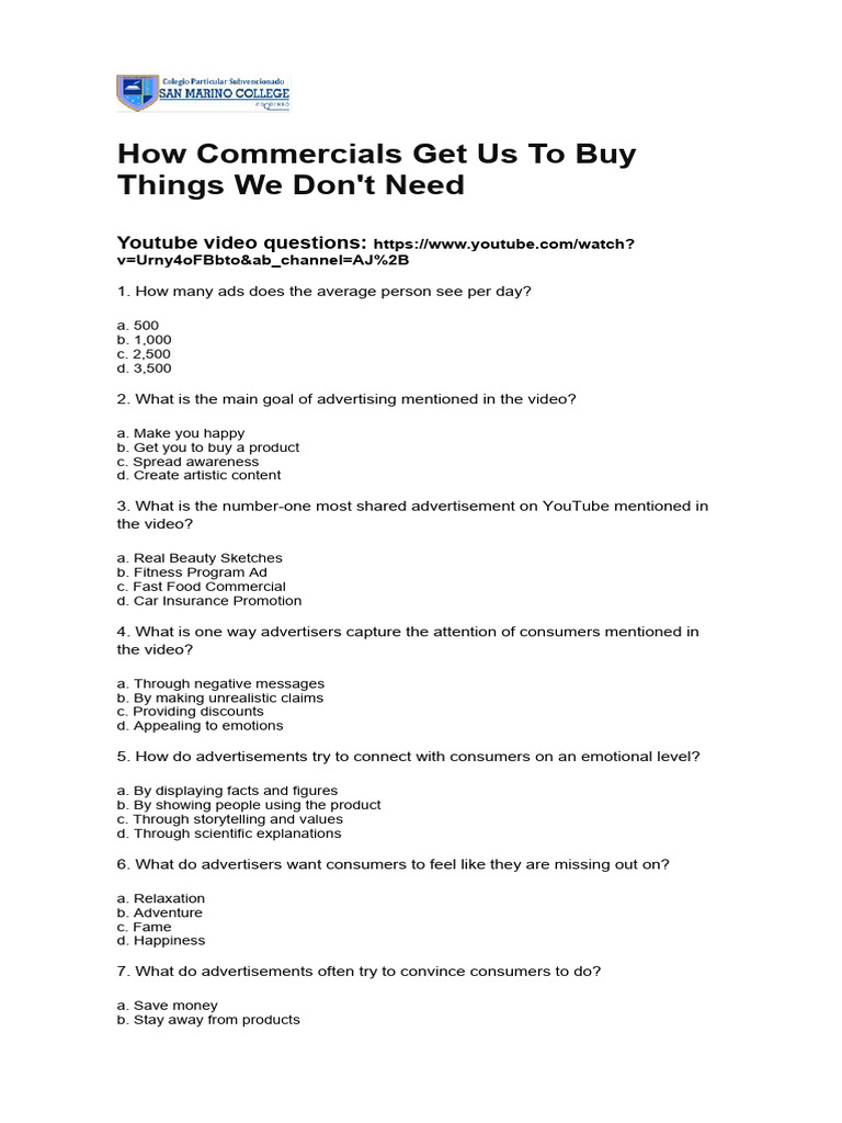 How Ads Manipulate Consumer Behavior | PDF | Advertising | Communication