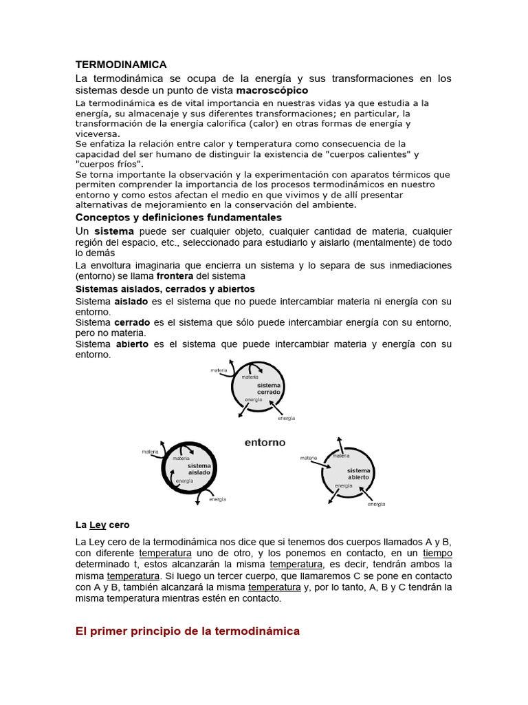 TERMODINAMICA | PDF | Termodinámica | Calor