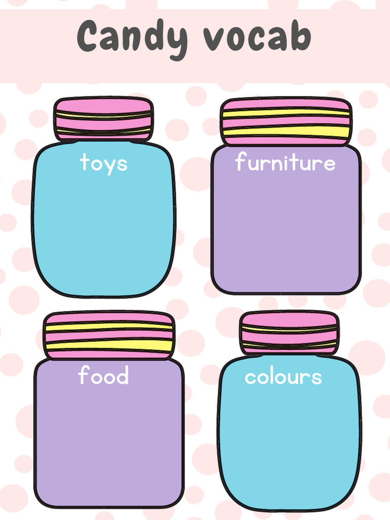 Candy Vocabulary | PDF