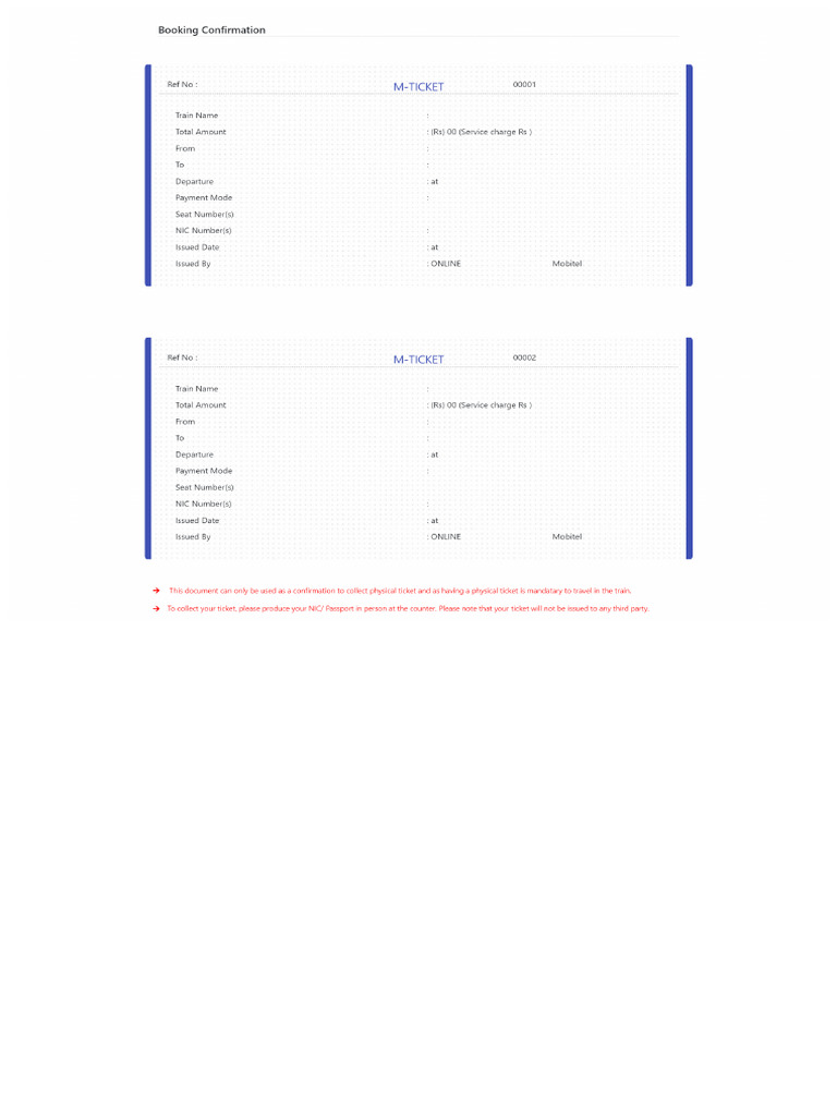 Ticke | PDF
