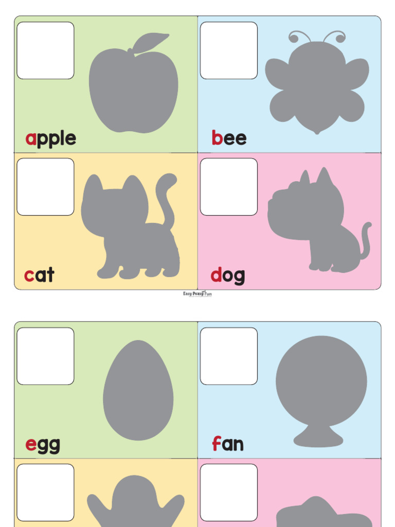 Alphabet-Beginning-Sound-Activity-Book-Lower-Case | PDF | Copyright ...