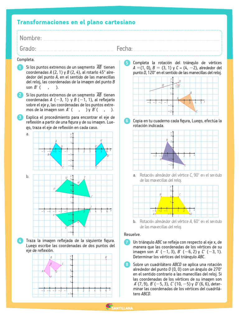 Geometría 6.3 Plama | PDF | Geometría del plano euclidiano | Geometría Elemental