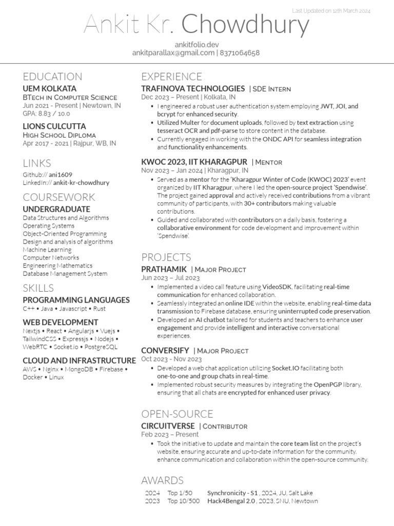 Ankit KR Chowdhury | Download Free PDF | Computer Programming | Databases