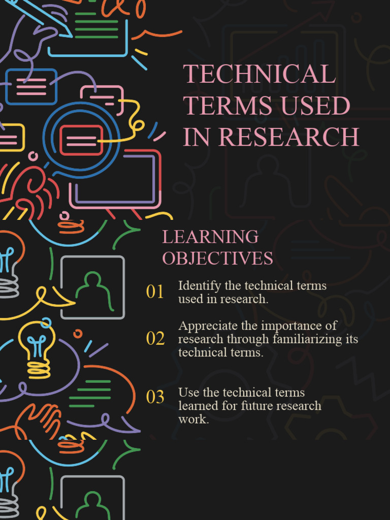 Ppt Technical Terms | PDF | Methodology | Procedural Knowledge