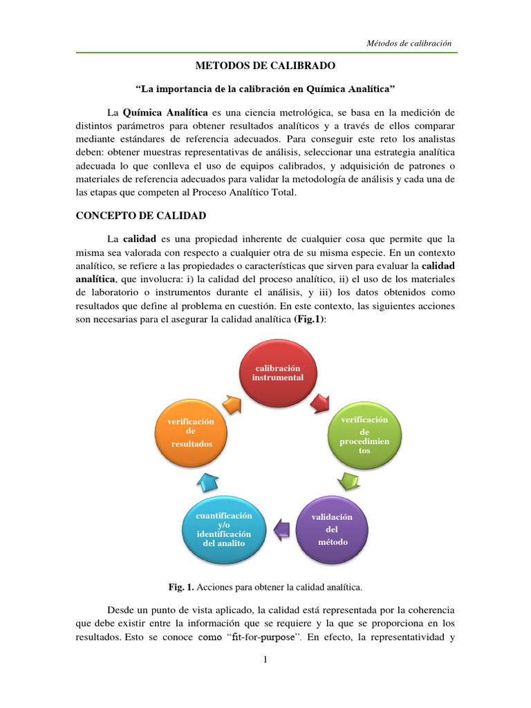 Metodos de Calibrado | PDF | Calibración | Medición