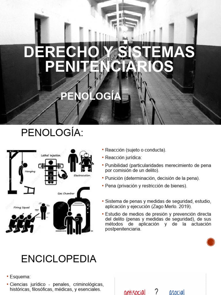 DERECHO Y SISTEMAS PENITENCIARIOS (Penología - Enciclopedia Tema 2 ...
