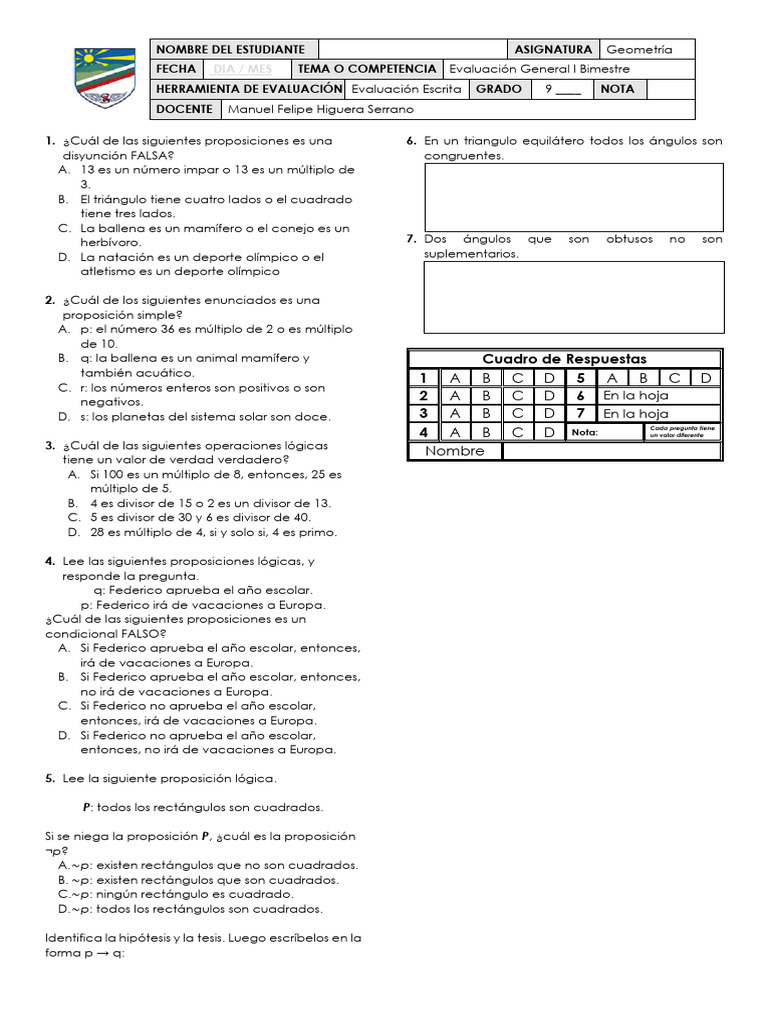 General 9g Pdf Proposición