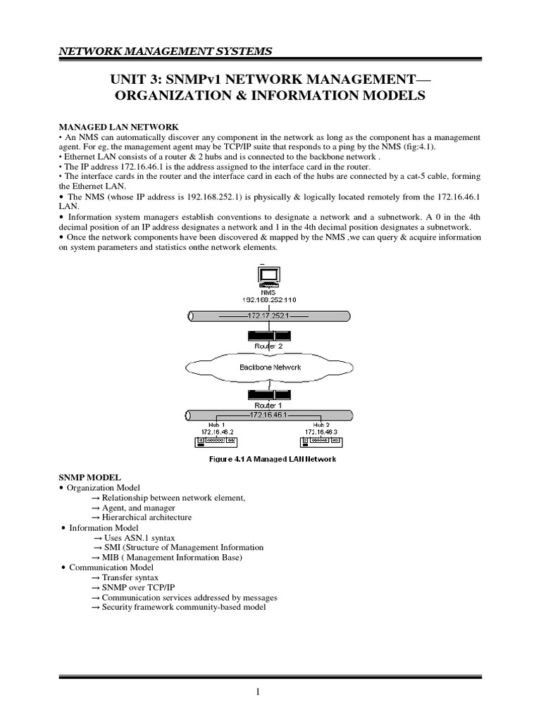 Module 3 NMS Final | Download Free PDF | Computer Network | Port (Computer Networking)