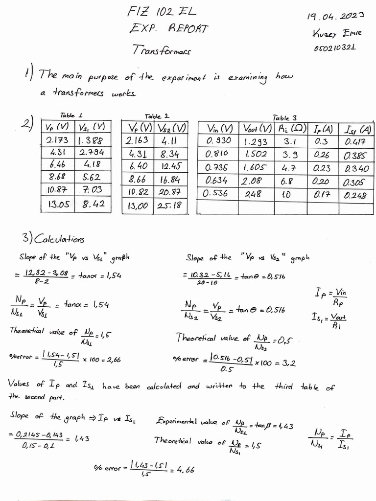 Transformers Exp. | PDF