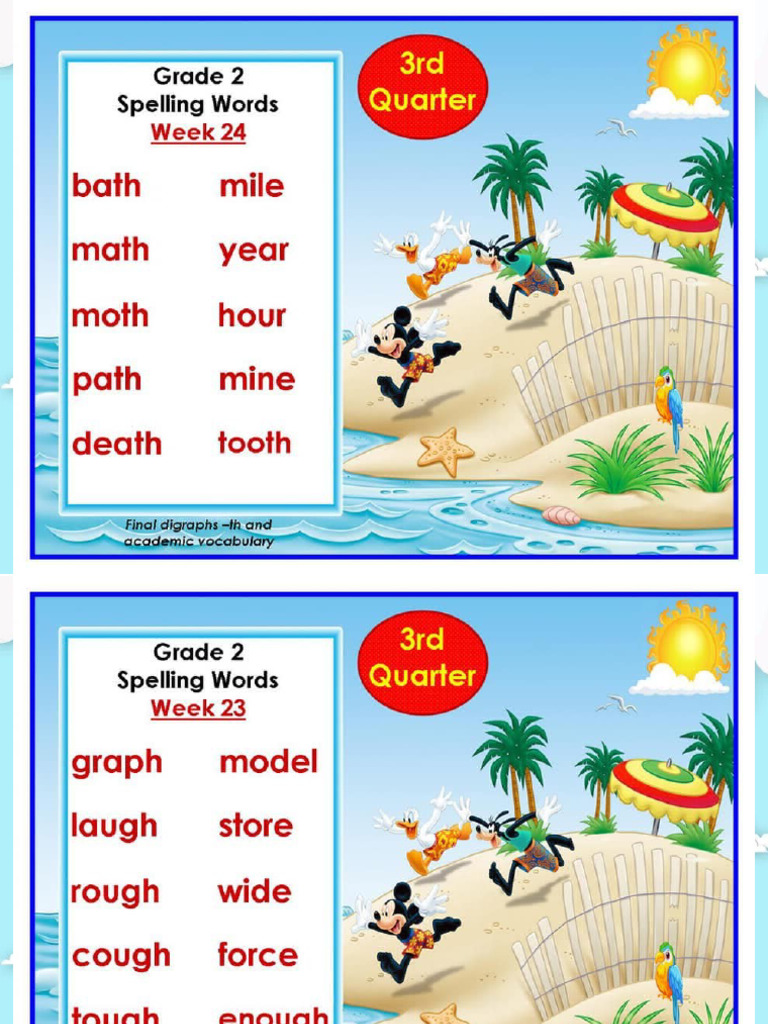 Grade 2 Spelling | PDF