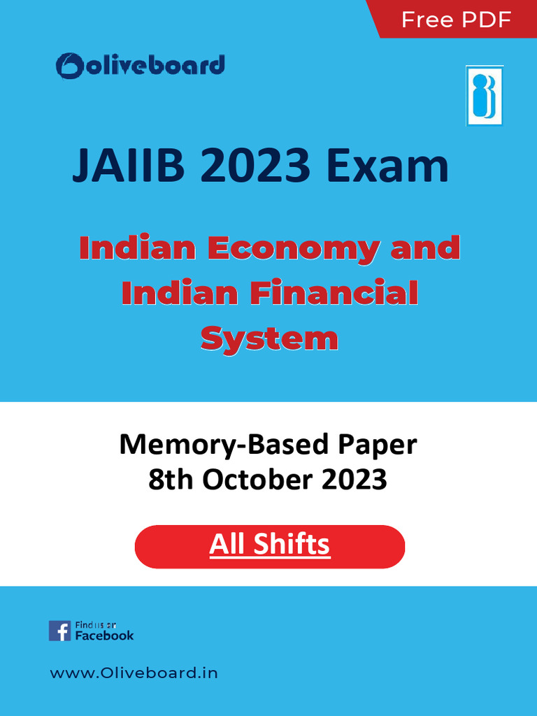 JAIIB IE IFS Memory Based Questions Shift 1 2 3 | PDF | Reserve Bank Of India | Government ...