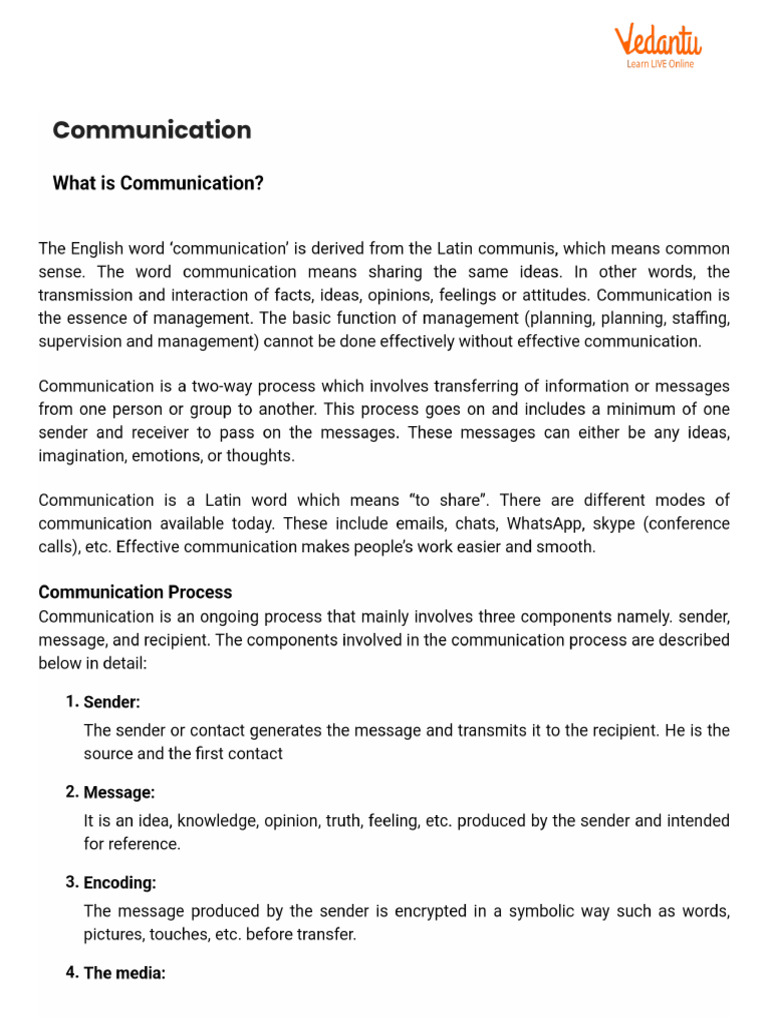 Communication | PDF