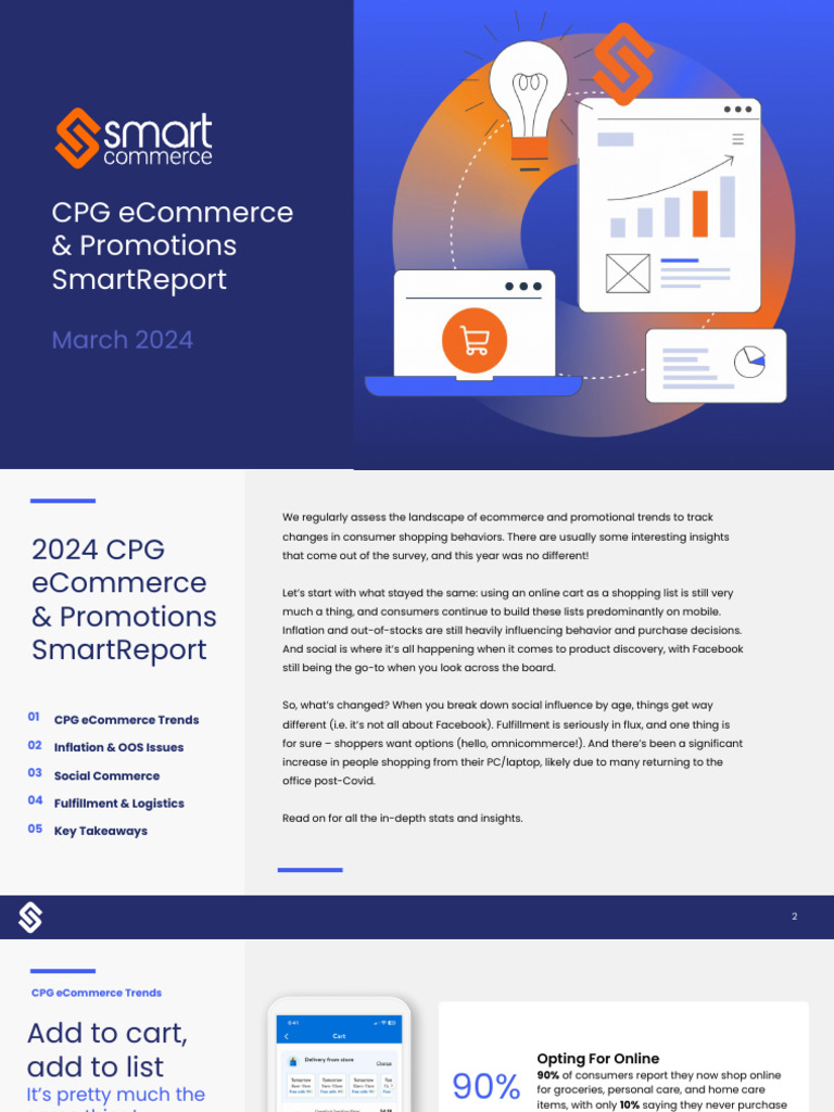 2024 Cpg Ecommerce Promotions Smartreport Pdf E Commerce Retail