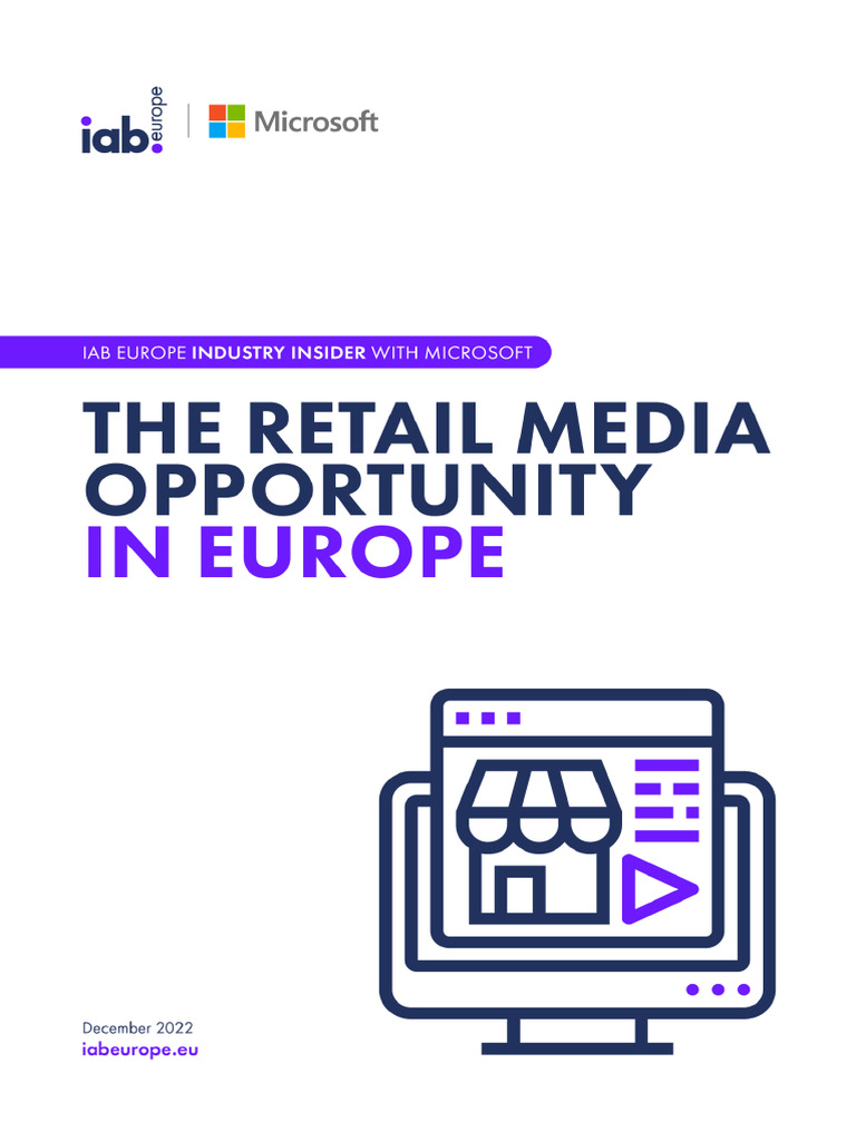 IAB Europe Industry Insider Microsoft Retail Media December 2022 | PDF ...
