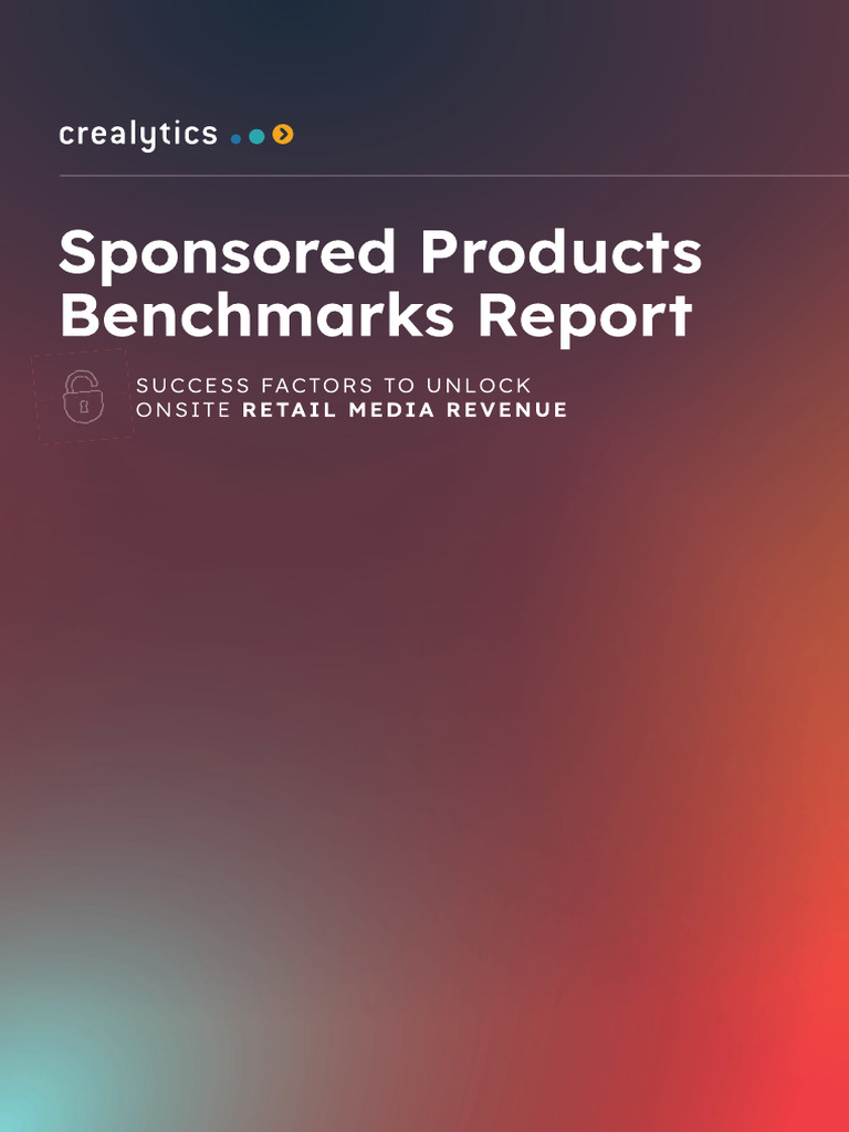 Crealytics - Sponsored Products Benchmark Report | PDF