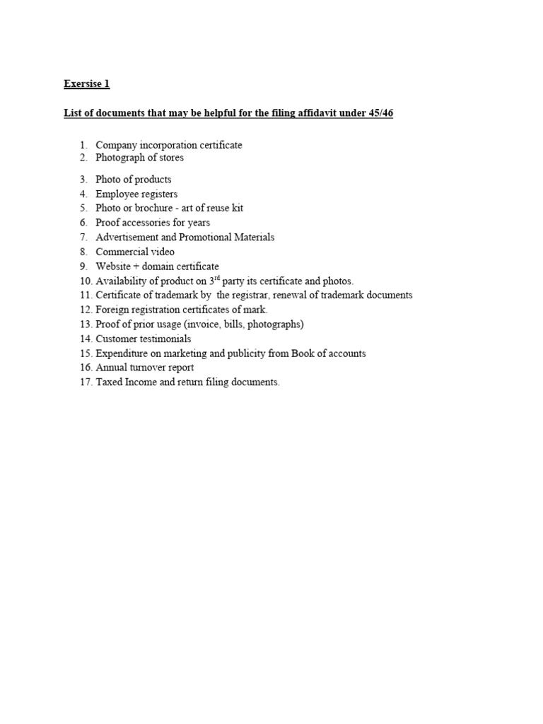 Affidavit Under Rule 45 | PDF | Trademark | Handbag