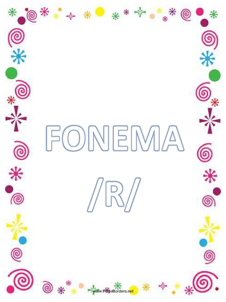 FONEMA R | PDF