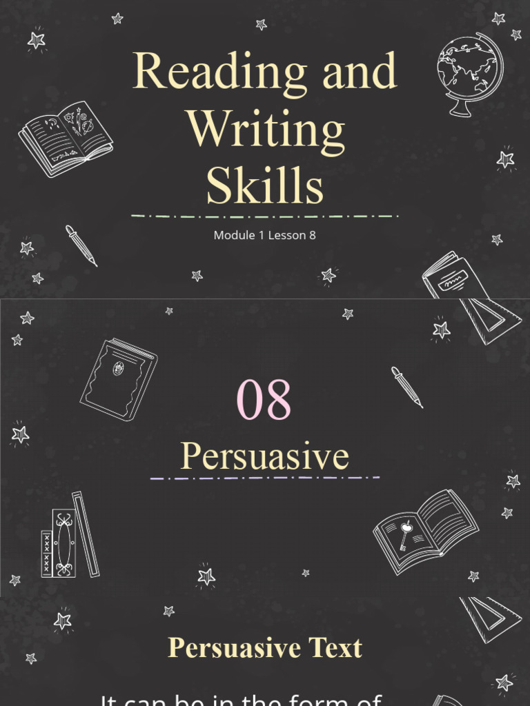 Persuasive Writing Guide Module | PDF