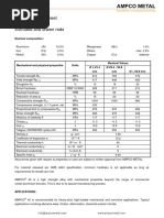 Ampco 18: Technical Data Sheet | PDF | Strength Of Materials | Alloy