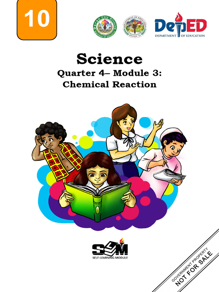 Q4 Science 10 Module 3 | PDF | Chemical Reactions | Chemical Substances