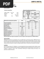 Ampco 45: Technical Data Sheet | PDF | Strength Of Materials | Hardness