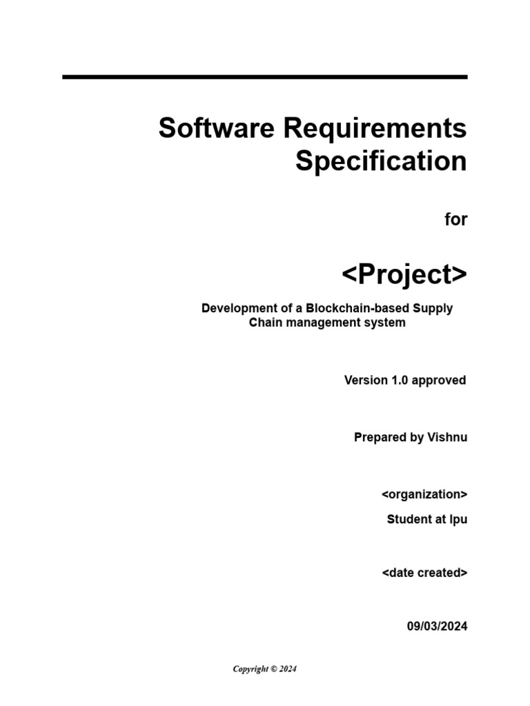 Srs Template | Download Free PDF | Computer Security | Security