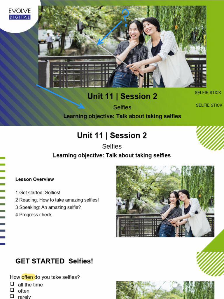 Unit 11 - Session 2: Selfies | PDF | Language Arts & Discipline